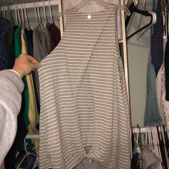 Tops | Super Cute Workout Tank With Open Tie Back | Poshmark
